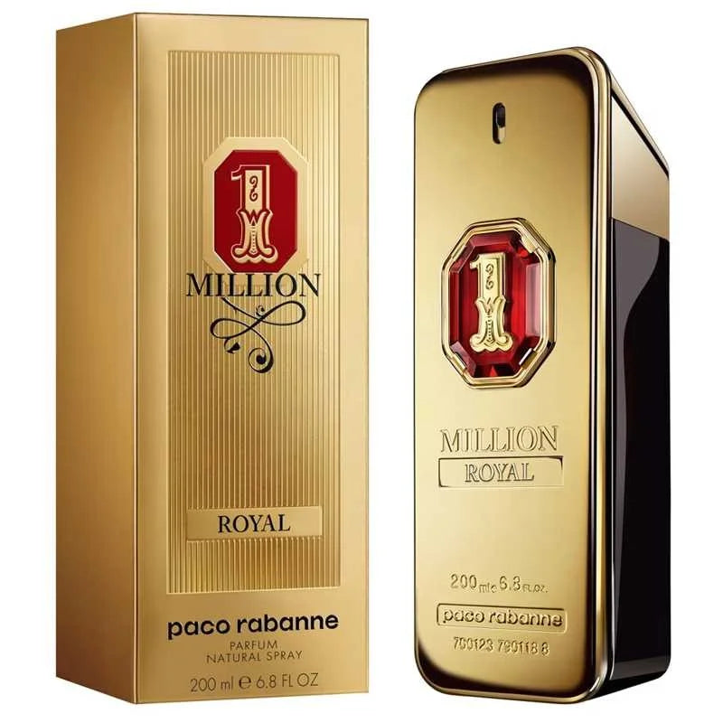 1 Million Royal by Paco Rabanne, 6.8 oz Pure Parfum Spray for Men ...